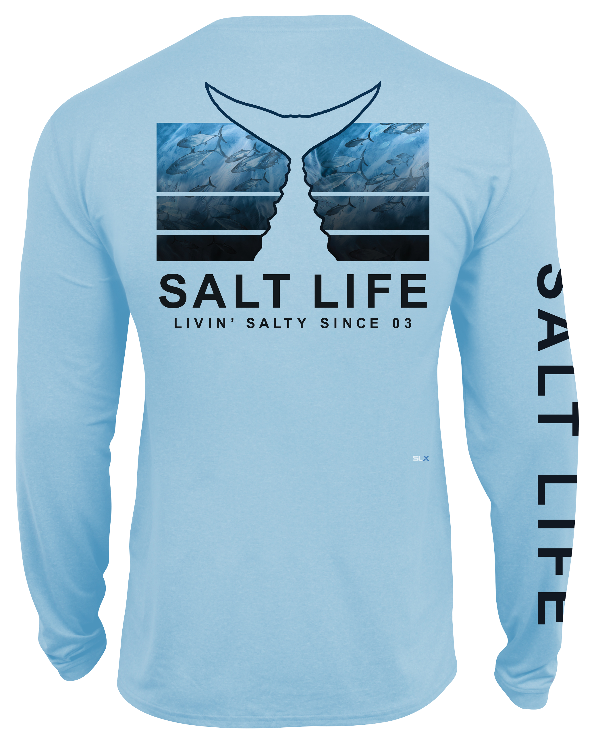 Salt Life Tuna Storm Performance Long-Sleeve Pocket T-Shirt for Men ...
